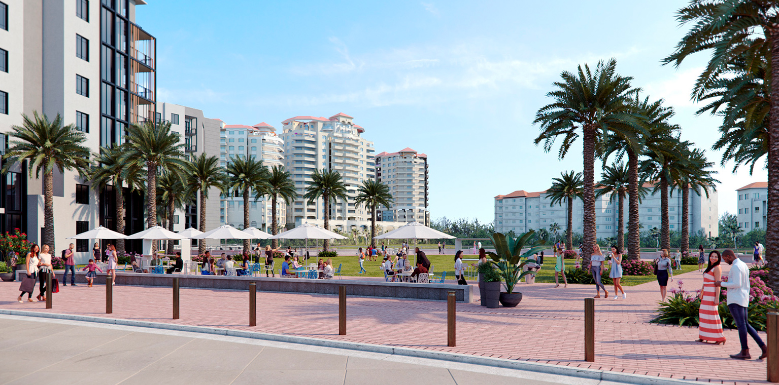 ©EDSA | District at the Gardens | Commercial & Mixed Use